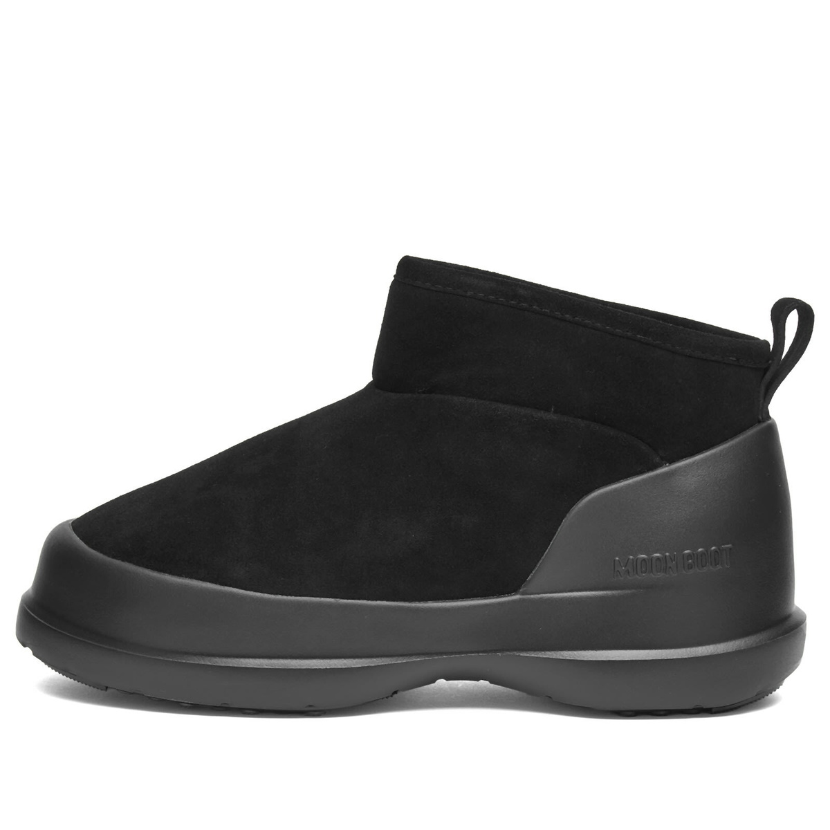 Moon Boot Women's Luna Suede Low Boot in Black Moon Boot