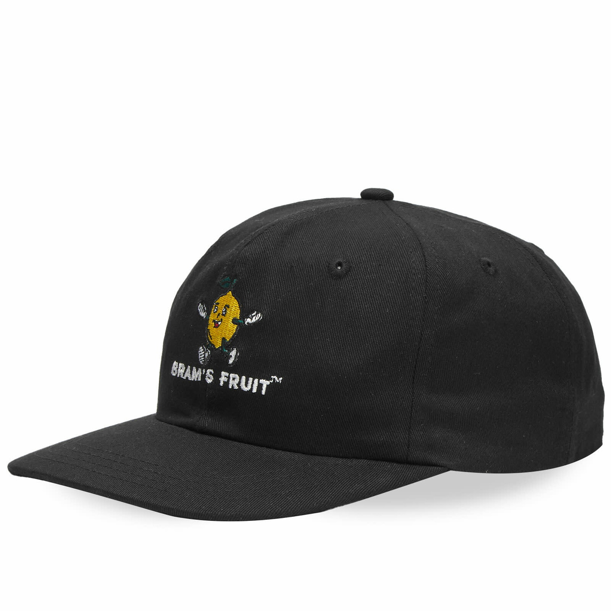 Bram's Fruit Men's Lemon Cap in Black Bram's Fruit