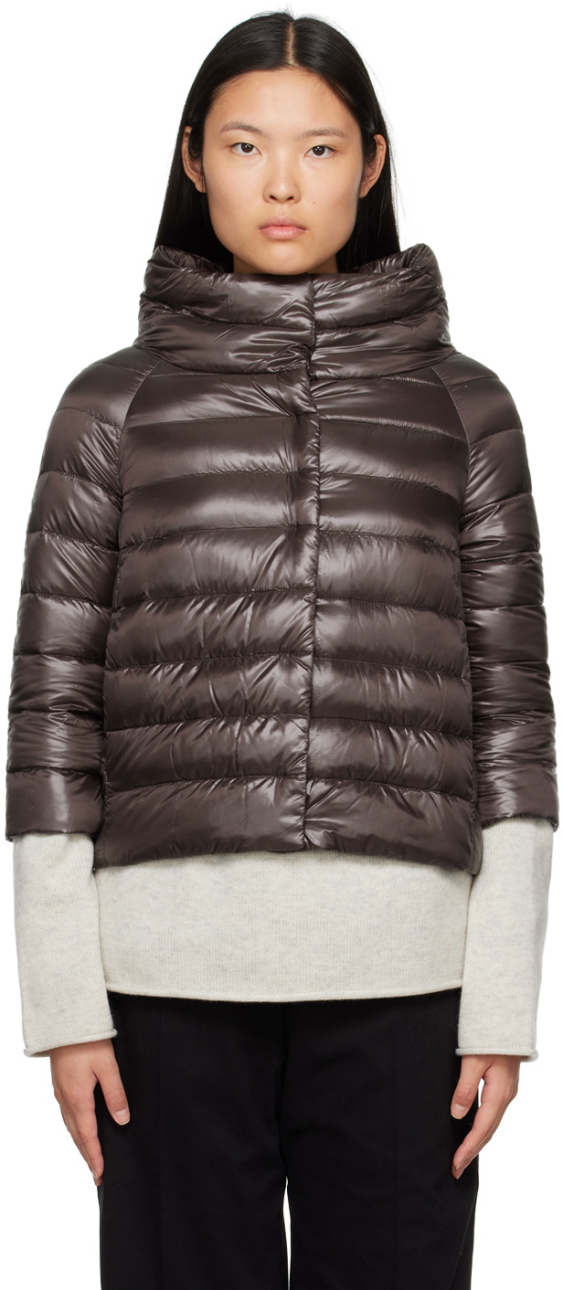 Herno Brown Sofia Down Jacket Herno