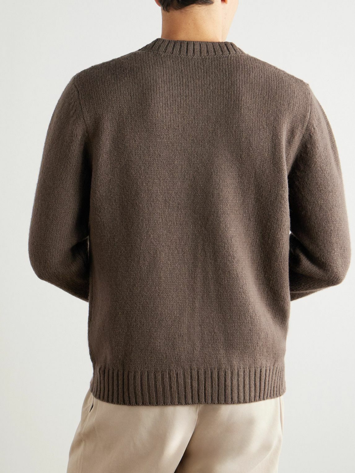 Eleventy - Slim-Fit Wool Sweater - Brown Eleventy
