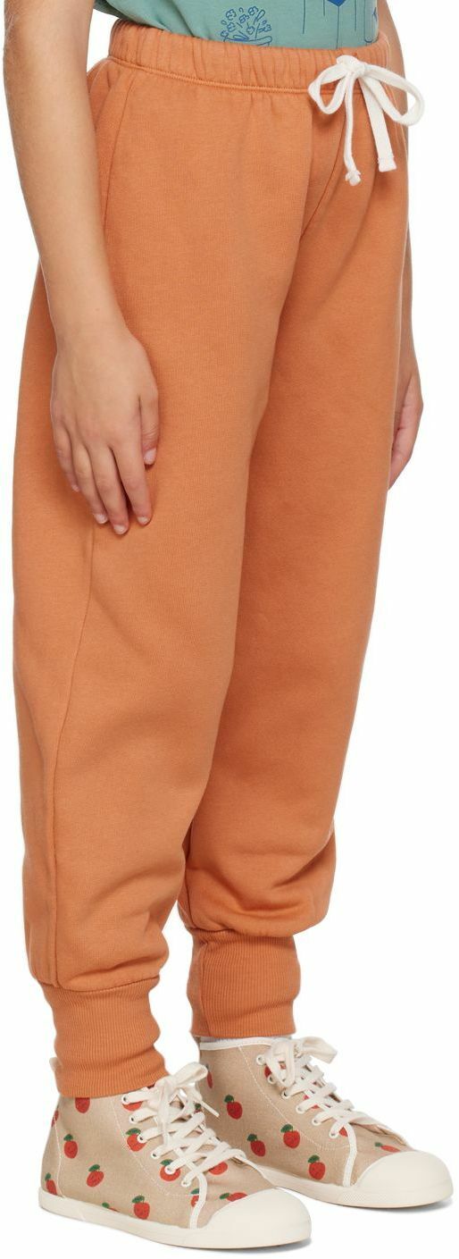 TINYCOTTONS Kids Orange 'Tiny' Lounge Pants TINYCOTTONS