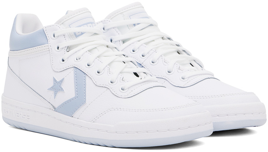 Converse White & Blue CONS Fastbreak Pro Leather & Nylon Sneakers Converse