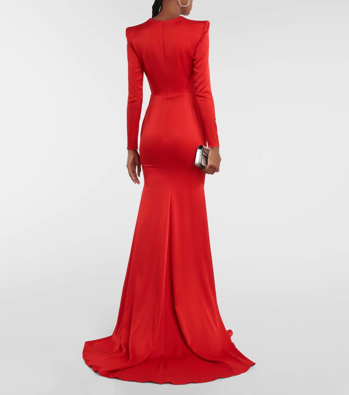 Alex Perry Garland cutout satin crêpe gown Alex Perry