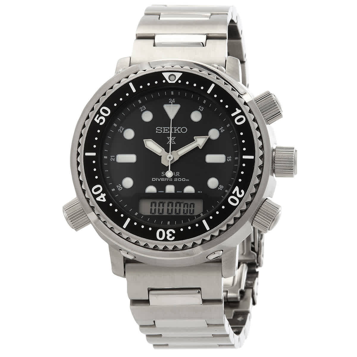 Seiko Prospex Arnie Analog-Digital Black Dial Mens Watch SNJ033 Seiko