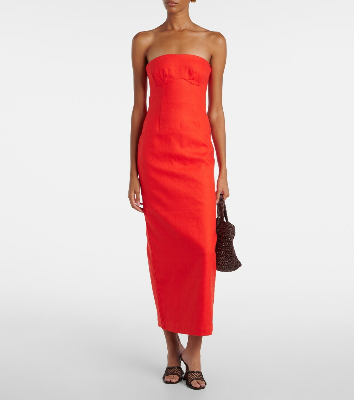 SIR Strapless linen maxi dress SIR.