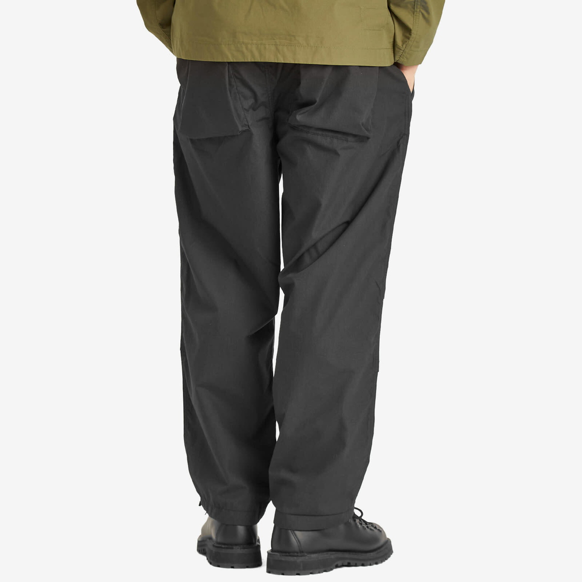 Universal Works Men's Recycled Poly Tech Parachute Pant in Black ...