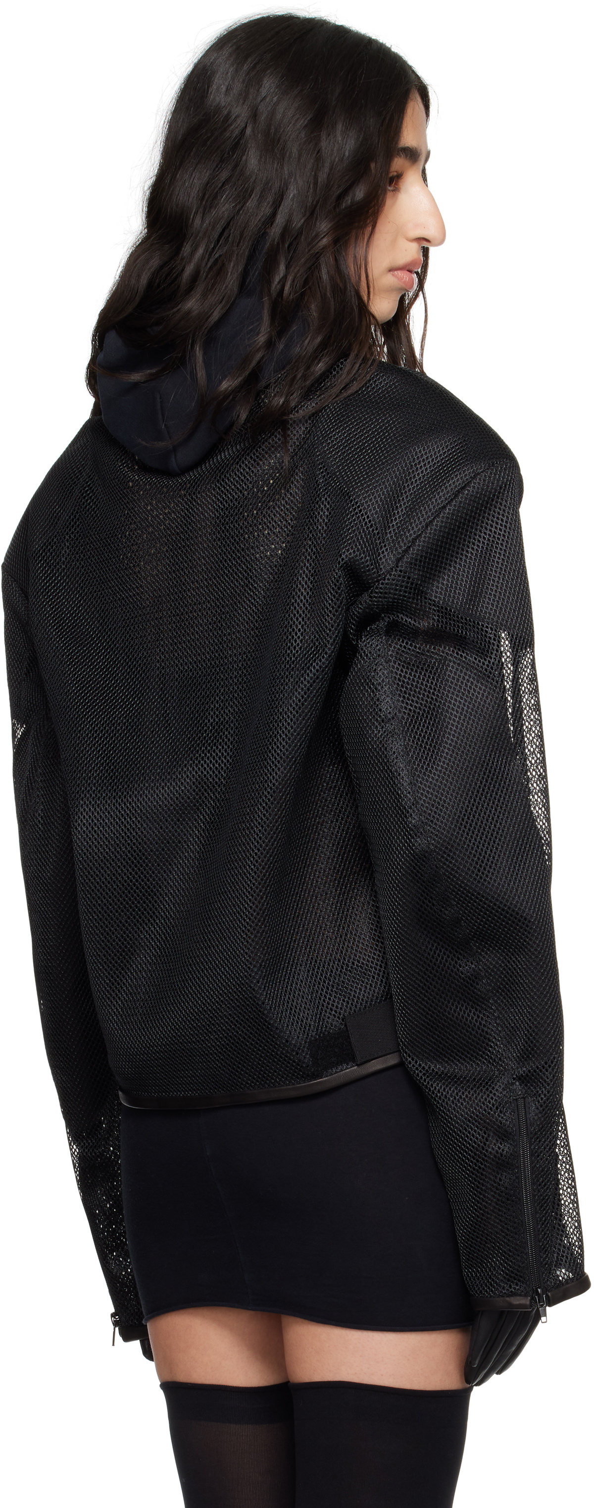 GREG ROSS Black All Weather Moto Jacket Greg Ross