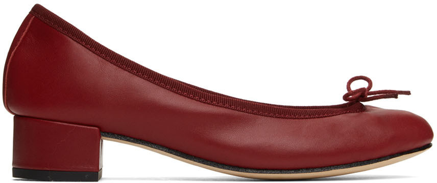 Repetto SSENSE Exclusive Red Camille Heels Repetto