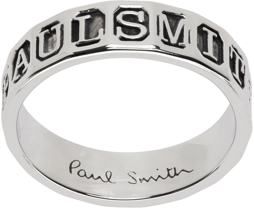 Paul Smith Silver Stamp Ring Paul Smith