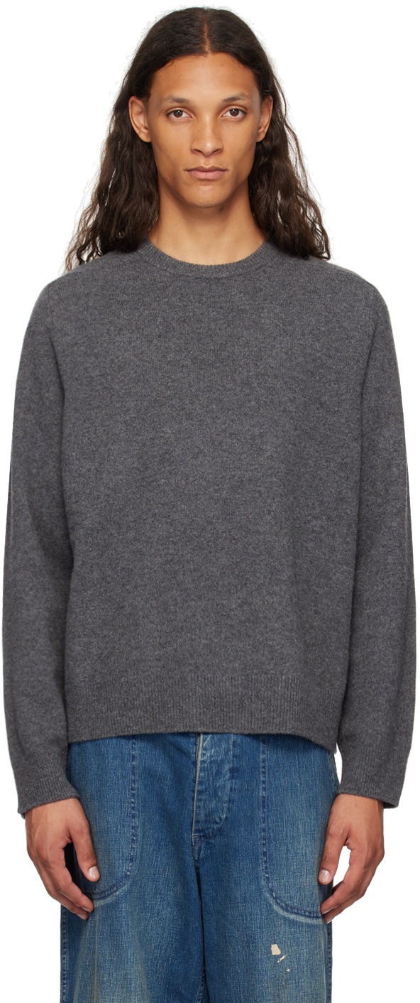 Maison Margiela Gray Washed Sweater Maison Margiela