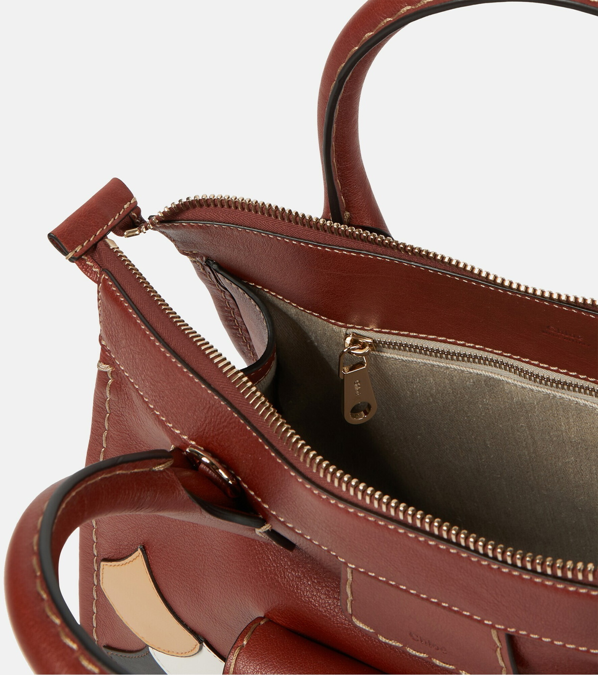 Chloe - Edith Scalloped Medium leather tote Chloe