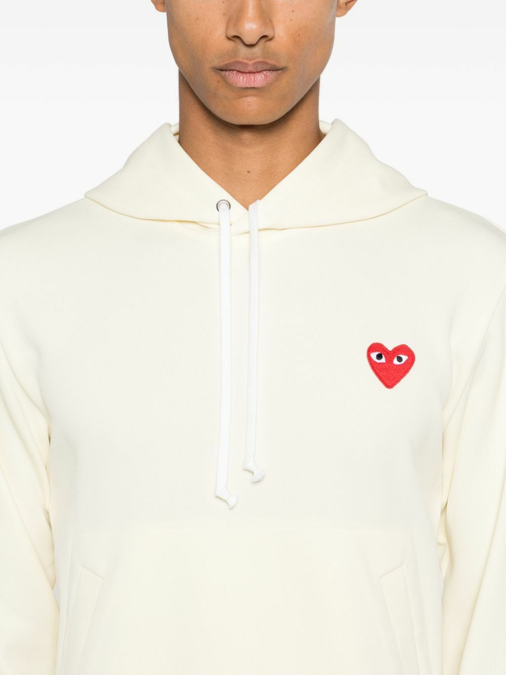 COMME DES GARCONS PLAY - Logo Cotton Hoodie Comme des Garcons Play
