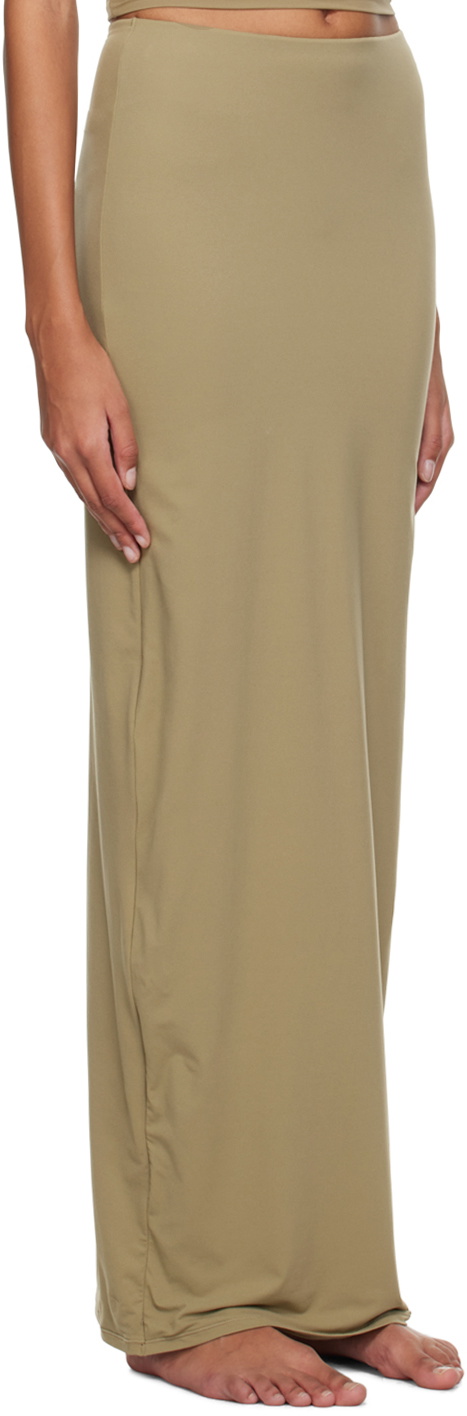 SKIMS Khaki Fits Everybody Maxi Skirt SKIMS