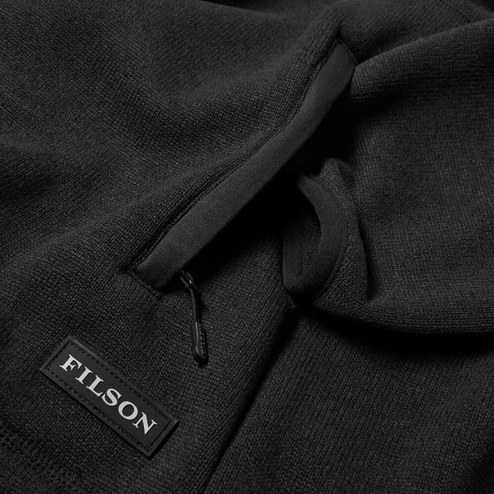 Filson Men's Ridgeway Fleece Pullover in Black Filson