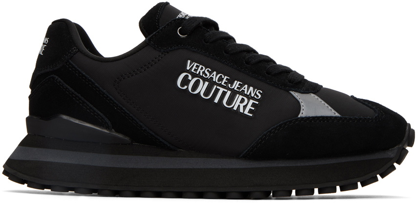 Versace Jeans Couture Black Spyke Sneakers Versace