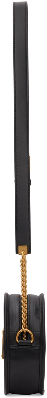 Balmain Black Jacquard 1945 Circle Shoulder Bag Balmain