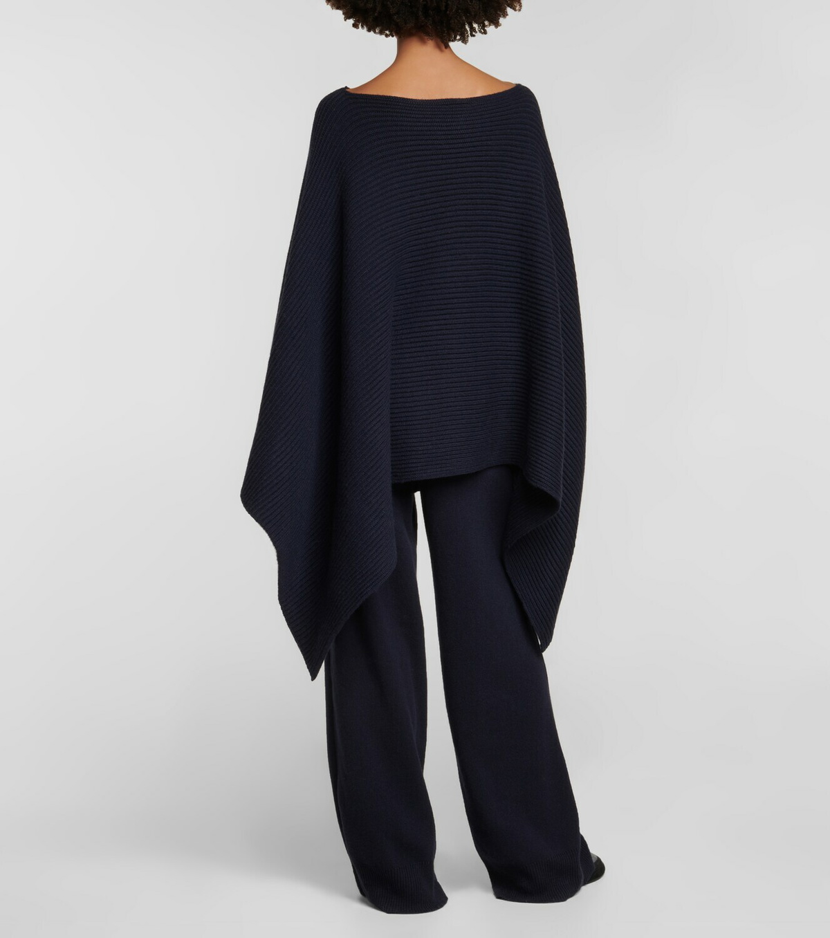 The Row - Romie ribbed-knit cashmere poncho The Row