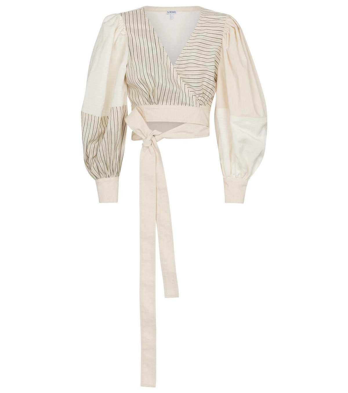 Loewe Puff sleeve wrap top Loewe