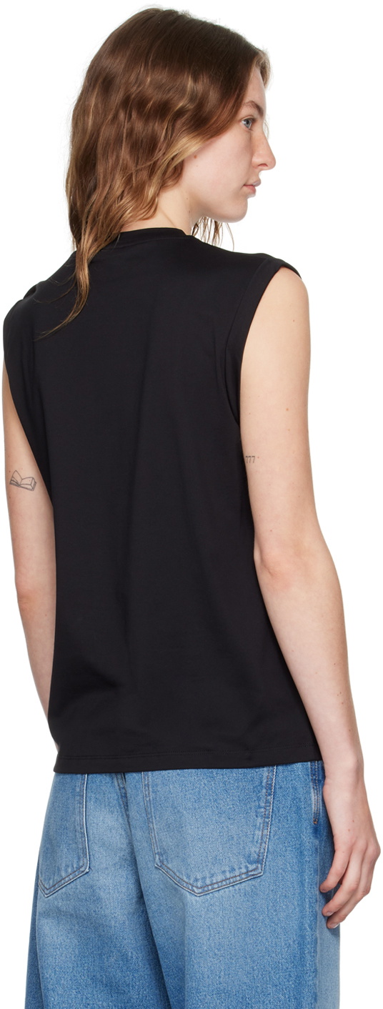 Balmain Black 'Balmain Paris' Tank Top Balmain