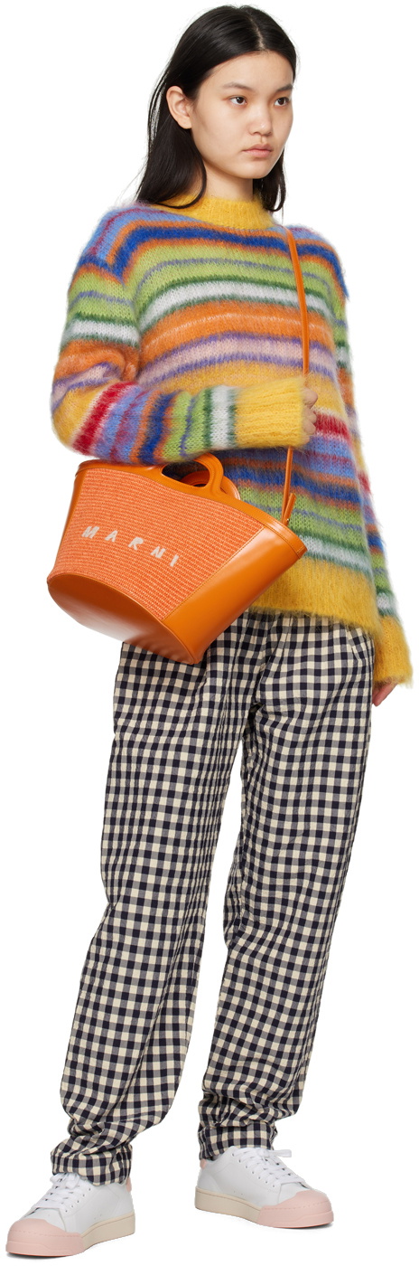 Marni White & Pink Dada Bumper Sneakers Marni