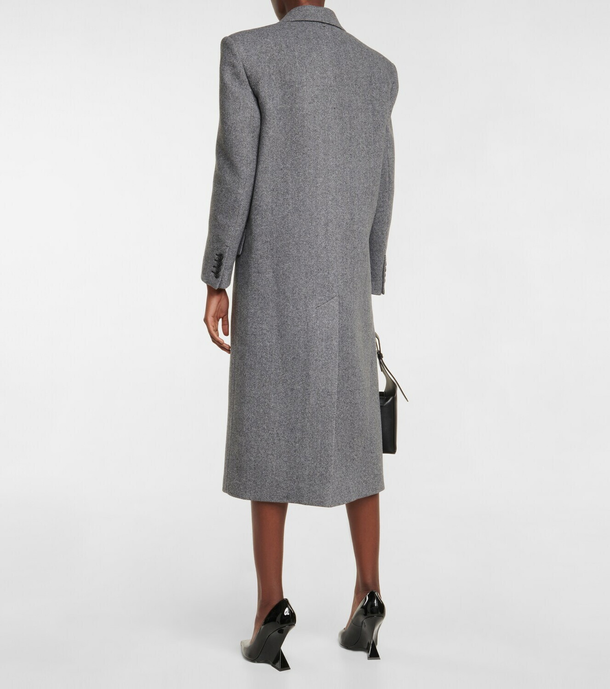 Sportmax - Fulvia herringbone wool-blend coat Sportmax