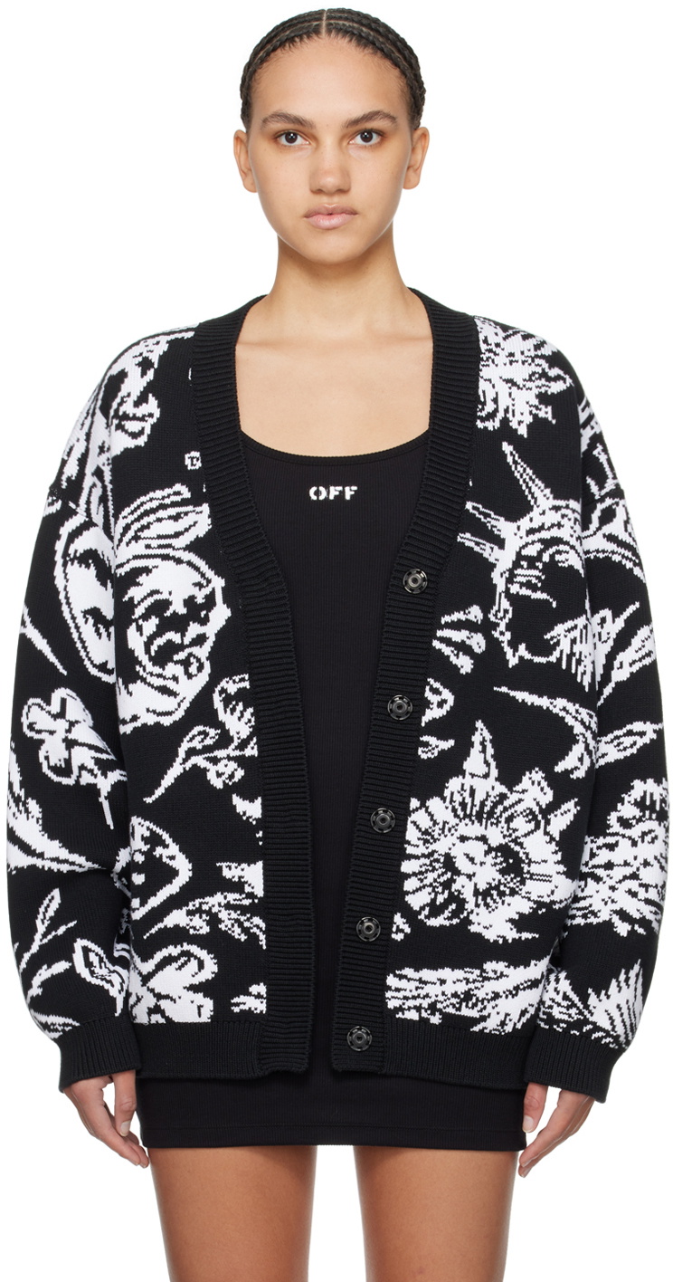 Off-White Black Tattoo Cardigan Off-White