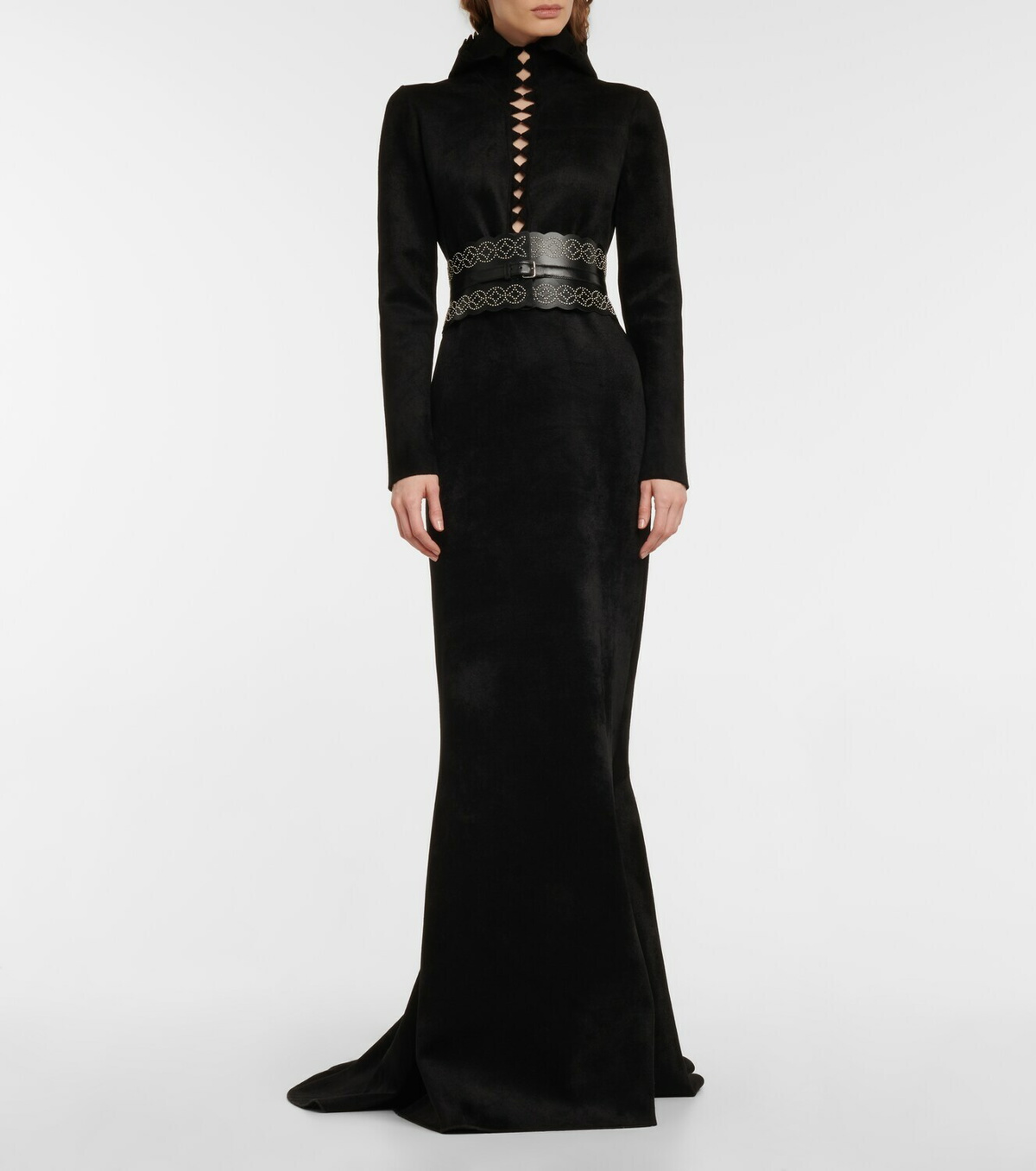 Alaïa Wool-blend gown ALAÏA