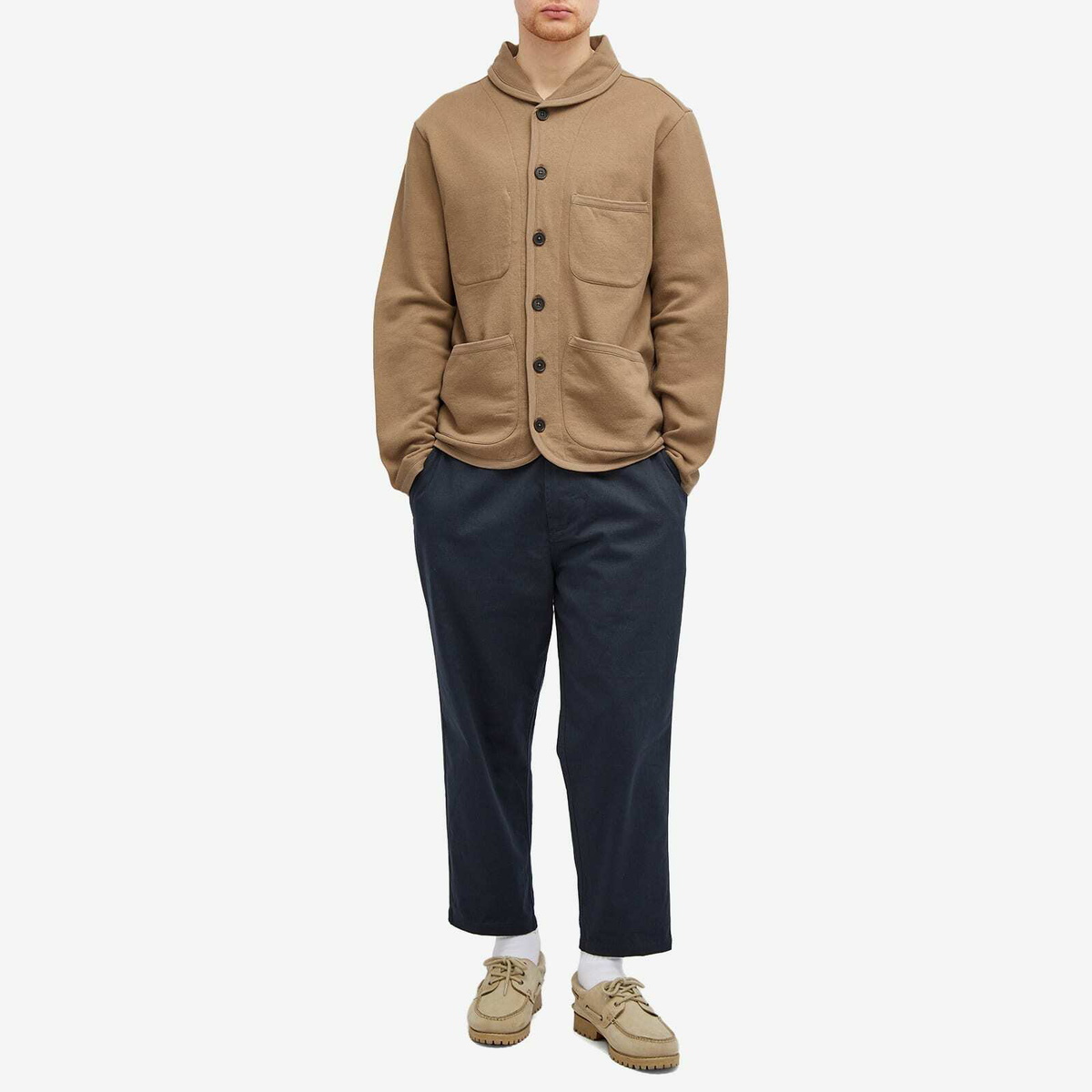 Universal Works Men's Sports Work Jacket in Sand Universal Works