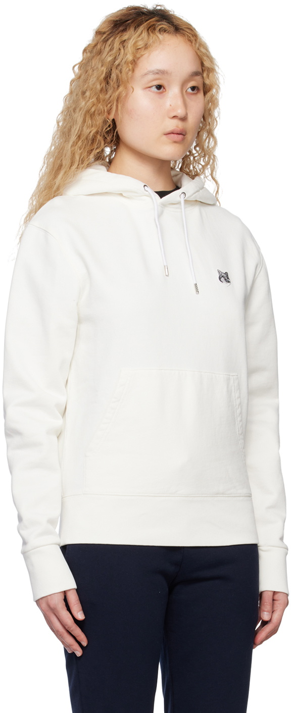 Maison Kitsuné Off-White Fox Head Hoodie Maison Kitsune Maison Kitsuné Off-White Fox Head Hoodie Maison Kitsune