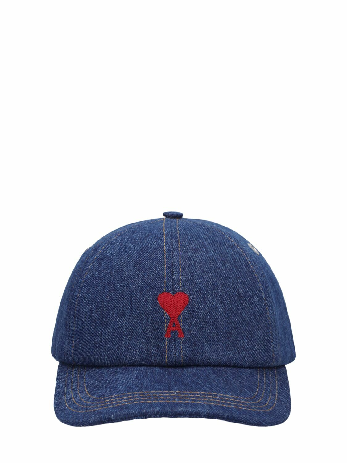 AMI PARIS - Red Adc Embroidery Cap AMI