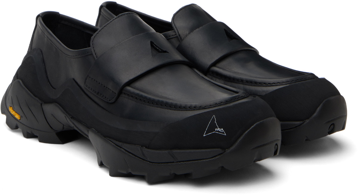 ROA Black Hybrid Loafers ROA