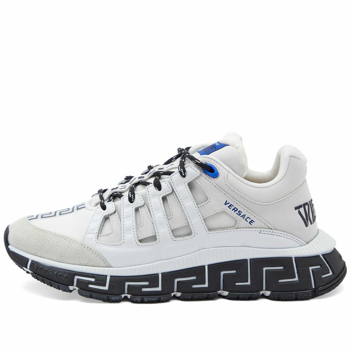 Versace Men's Trigreca Sneakers in Grey Versace