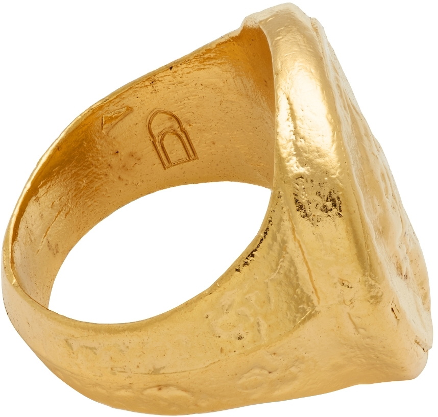Dear Letterman Gold 'The Ahdeem' Ring Dear Letterman