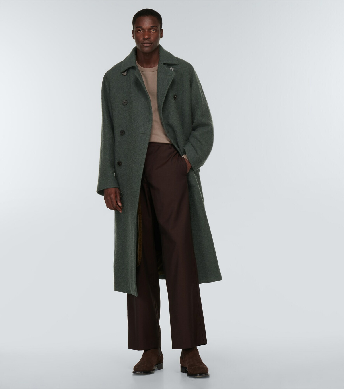 The Row - Double-breasted wool trench coat The Row
