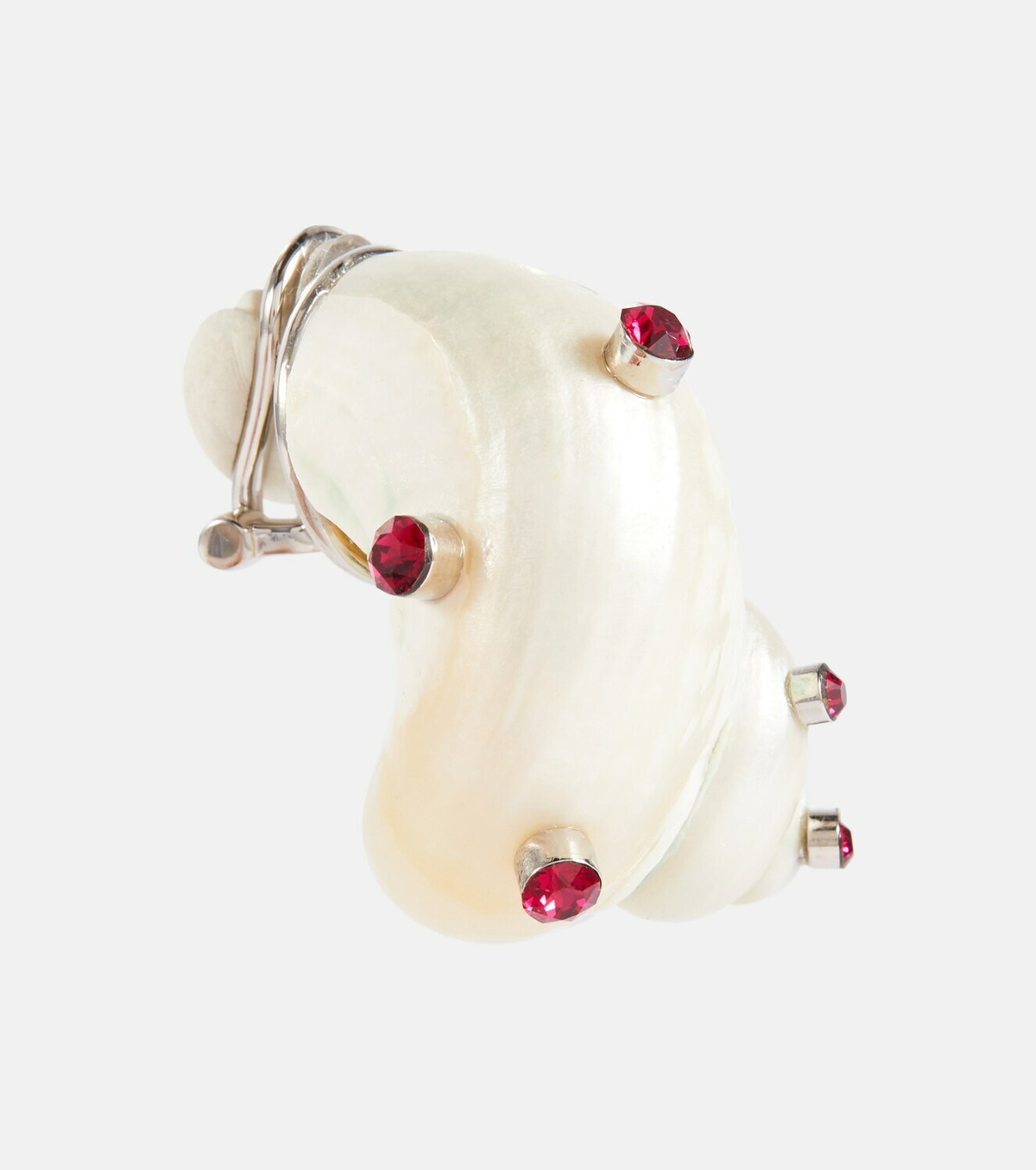Acne Studios - Embellished shell earring Acne Studios