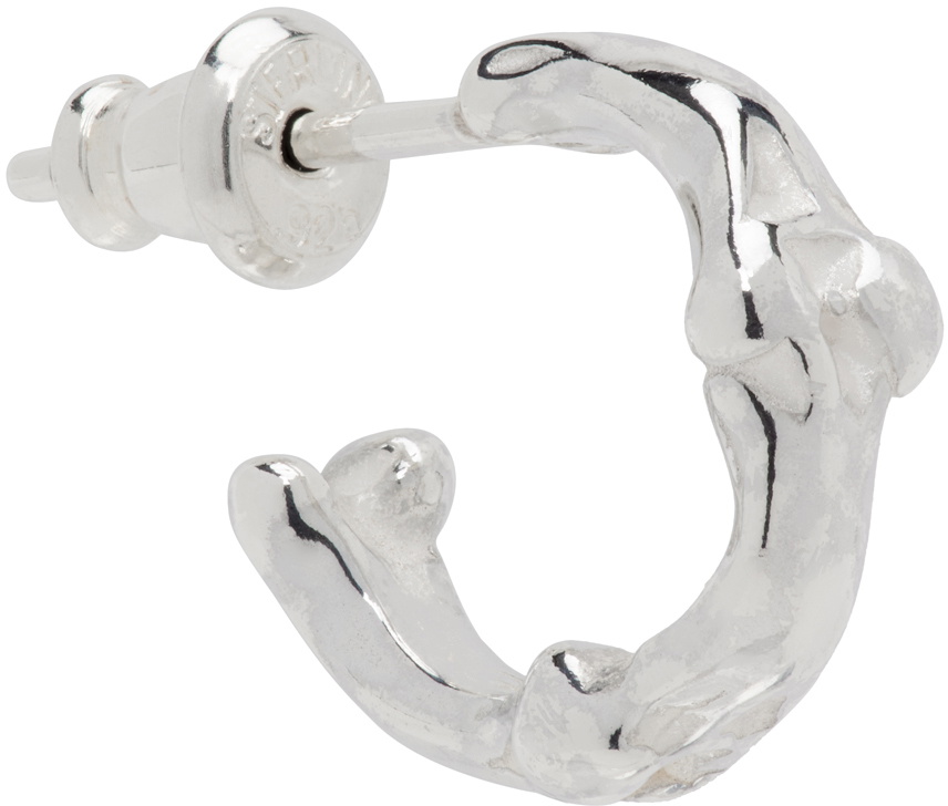 TAKAHIROMIYASHITA TheSoloist. Silver Bone Single Earring ...