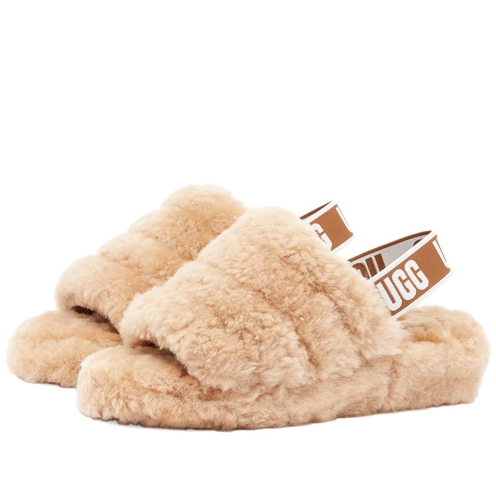 UGG Women's Fluff Yeah Slide in Chestnut Ugg