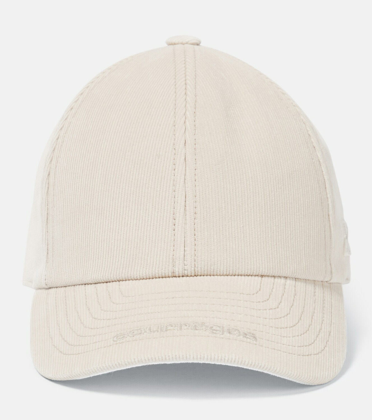 Courreges - Embroidered cotton cap Courreges