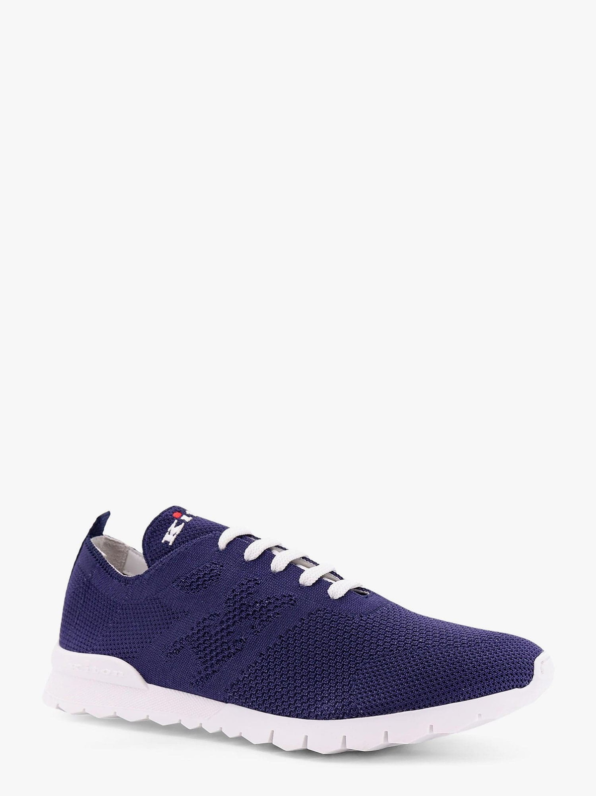 Kiton Knit Sneakers With Lateral Monogram Kiton