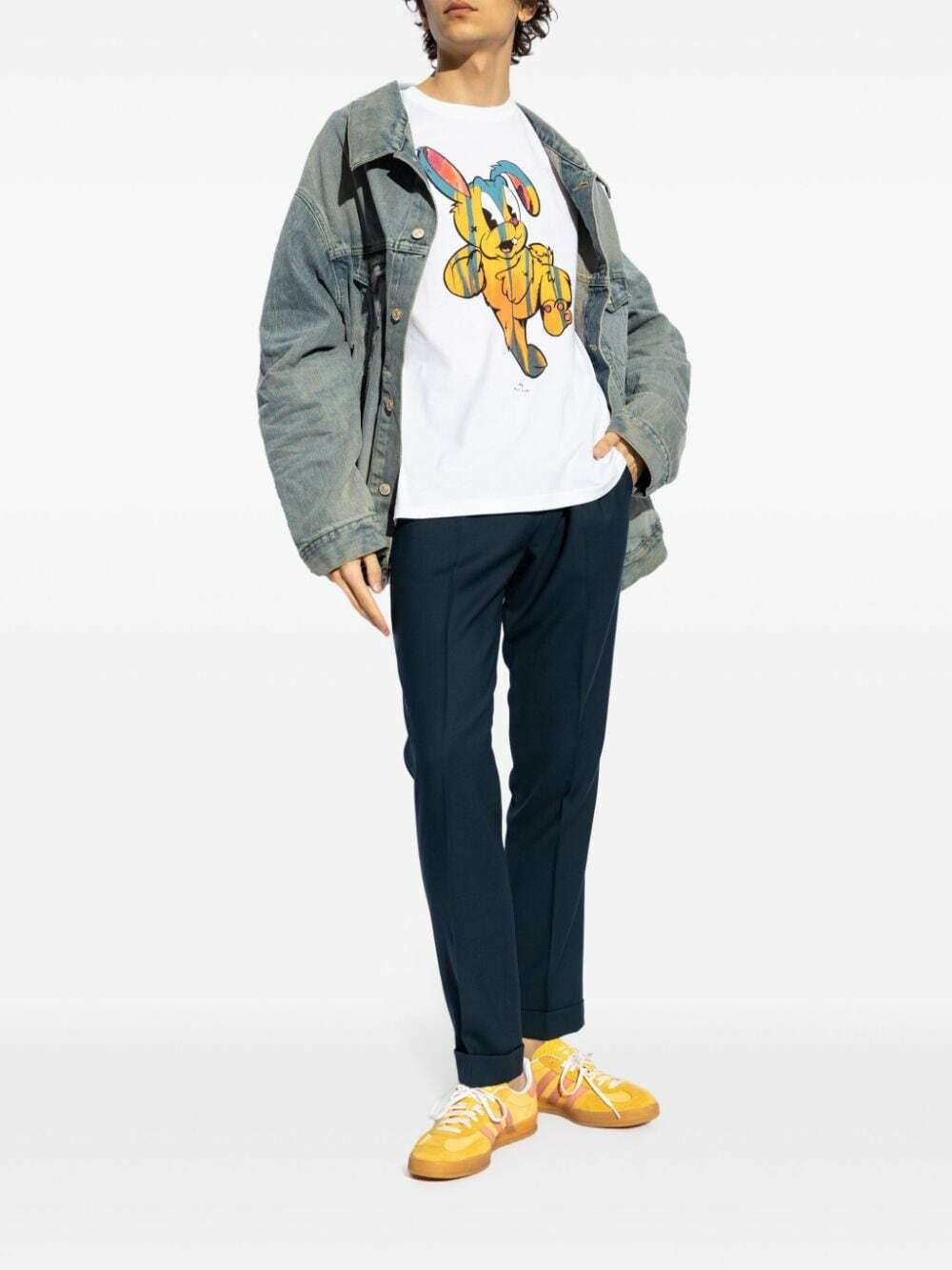 PS PAUL SMITH - Rabbit Cotton T-shirt PS by Paul Smith