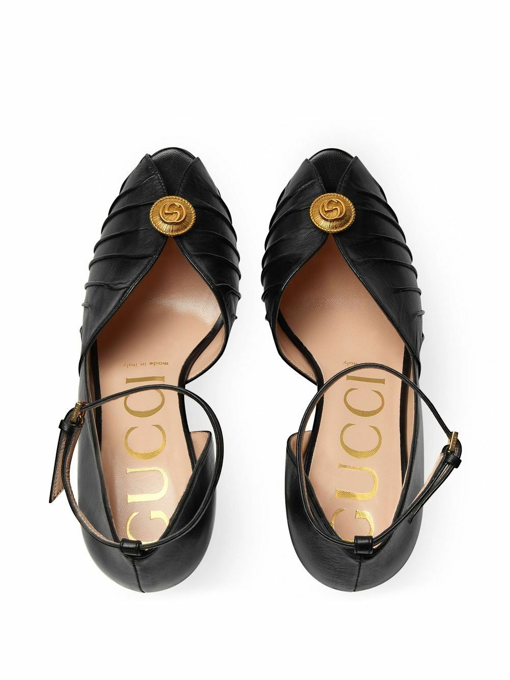 GUCCI - Rose Leather Pumps Gucci