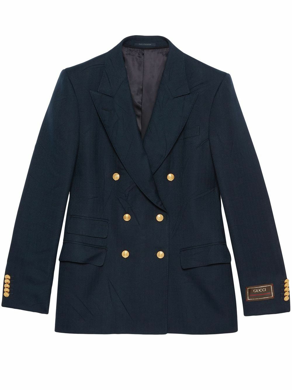 GUCCI - Double-breasted Viscose Jacket Gucci