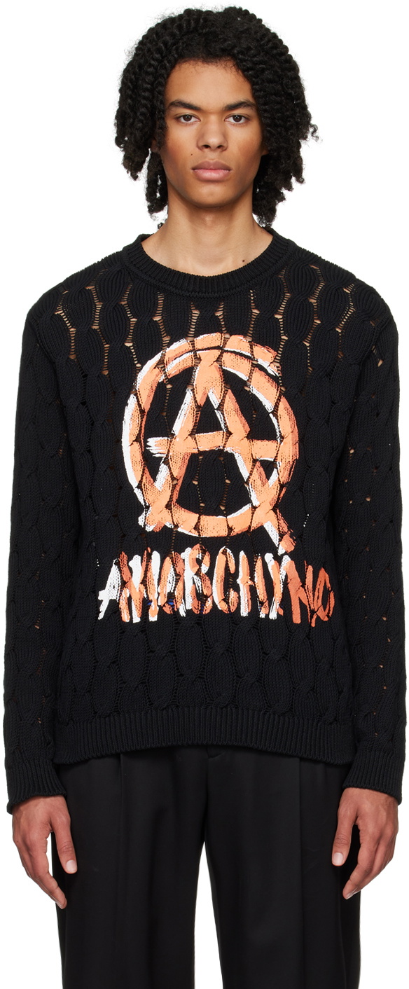 Moschino Black Anarchy Sweater Moschino