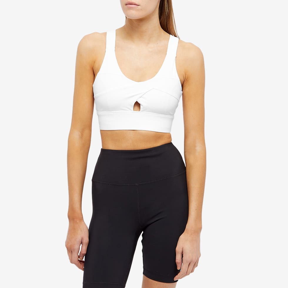Varley Women's Lets Go Sports Bra in White Varley