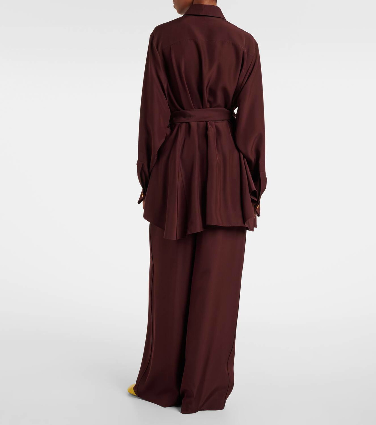 Loewe Belted silk blouse Loewe