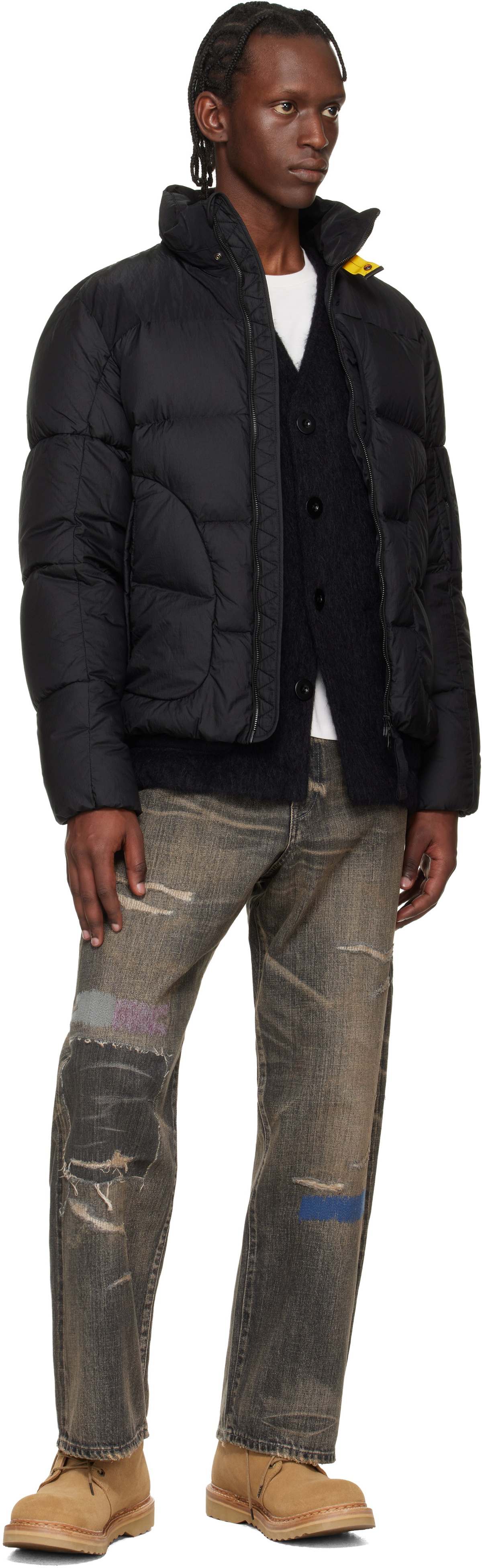 Parajumpers Black Blackburn Hooded Down Jacket Parajumpers