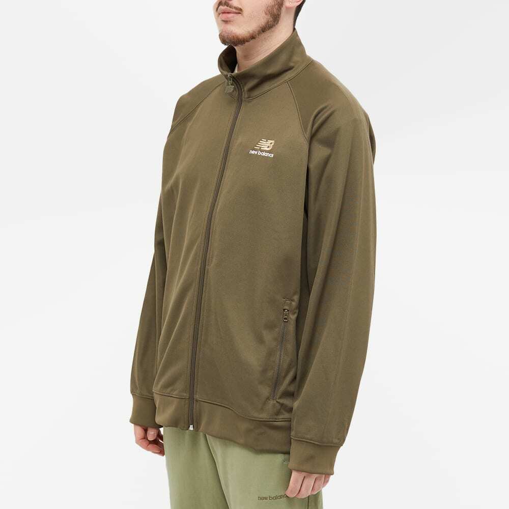 New Balance Uni-ssentials Track Jacket in Green New Balance