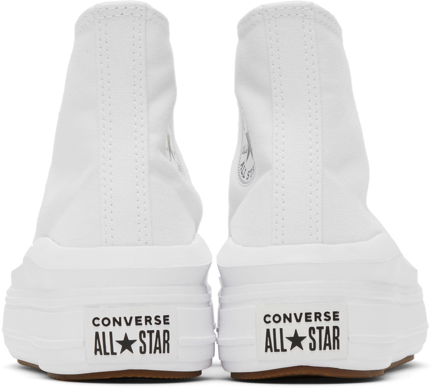 Converse White Chuck Taylor All Star Move Hi Sneakers Converse