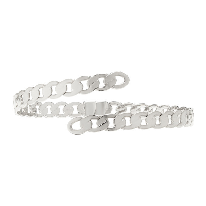 Maison Margiela Silver Chain Choker Maison Margiela