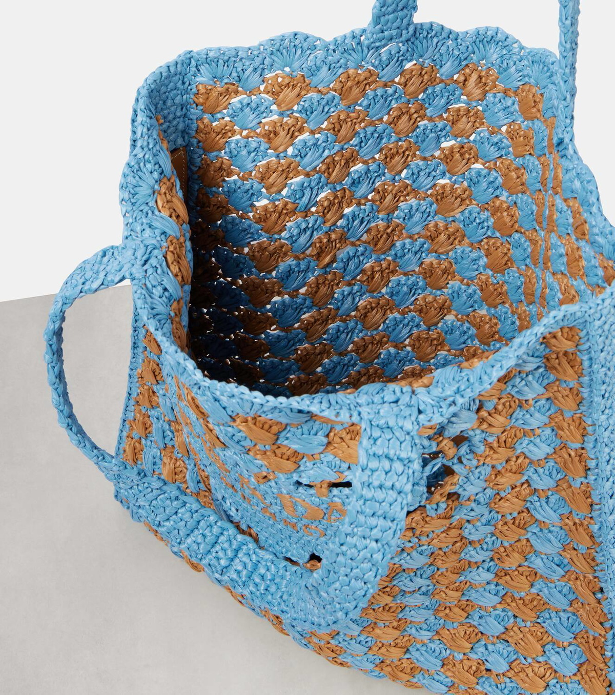 Prada Logo crochet shopper Prada